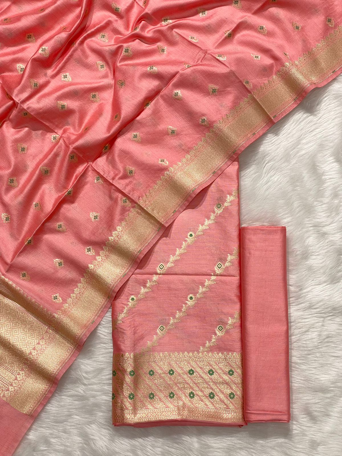 Shop Pure Banarasi Salwar Suit for Women - Authentic Banaras Fabric ...