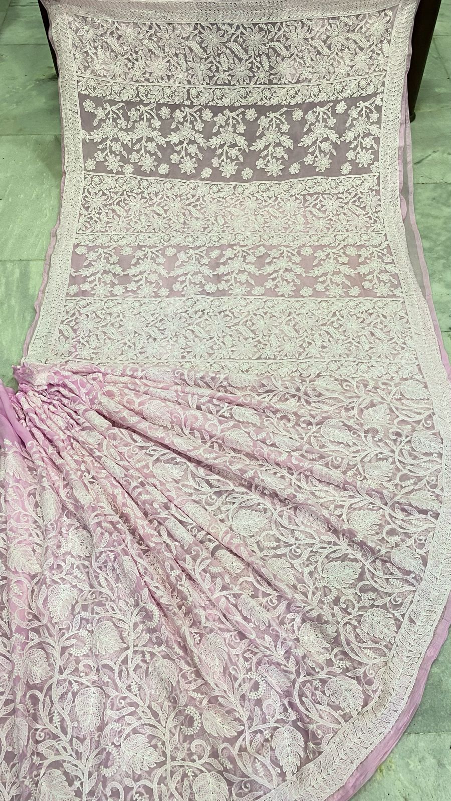 Buy Designer & Pure Lucknowi Chikankari Saree Online in India – fab-persona
