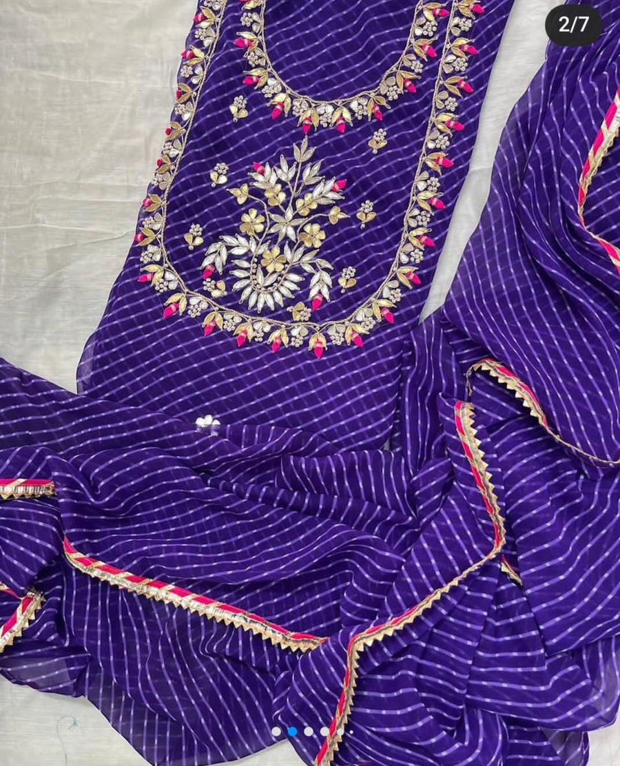 Designer Suits Handwork – Handcrafted Designer Unstitched Suits – fab ...